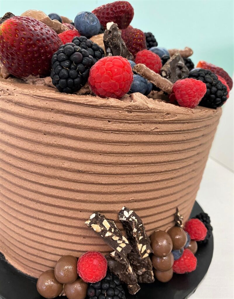 Choc Berrylicious Cake Sydney - Custom Cake | The Cupcake Princes